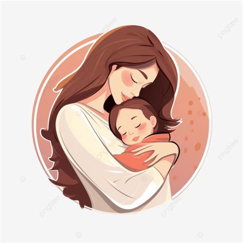 아이를 안고 있는 어머니의 그림 어머니와 아이의 관계에 대한 개념 어머니의 날 사랑 엄마 애정 여성 아들 어머니 Png 일러스트 및 이미지 에 대한 무료 다운로드