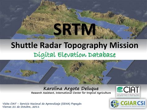 Pdf Srtm Shuttle Radar Topography Mission Digital Elevation Database