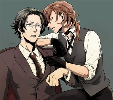 Sakaguchi Ango X Nakahara Chuuya Bsd Бешеные псы Артбуки Собаки
