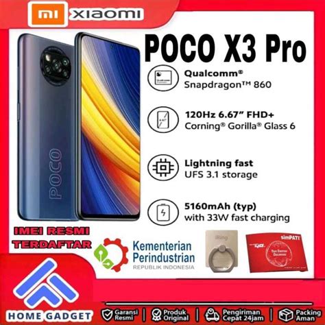 Jual Xiaomi Poco X Pro Nfc Gb Gb Garansi Resmi Gb Biru Di Seller Home Gadget