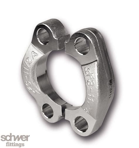 SAE Split Flanges Cut Pair Schwer Com Schwer Fittings