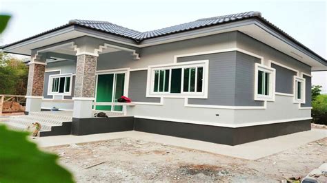 แบบบ้านชั้นเดียวดีไซน์ยอดนิยม ราคาไม่เกินล้าน 2ห้องนอน 2 ห้องน้ำ 1ห้องครัว 1ห้องรับแขก Youtube
