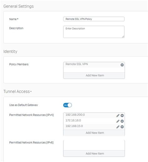 unable to connect to all of my networks throw ssl vpn remote access