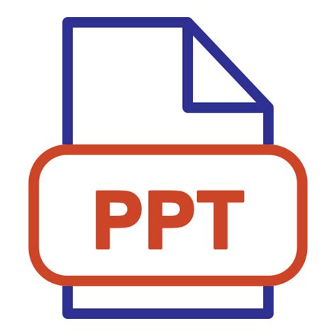 Ppt Generic Outline Color Icon