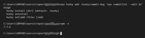 Husky V5 Add Command Fails In Windows Using Npx · Issue 871 · Typicodehusky · Github