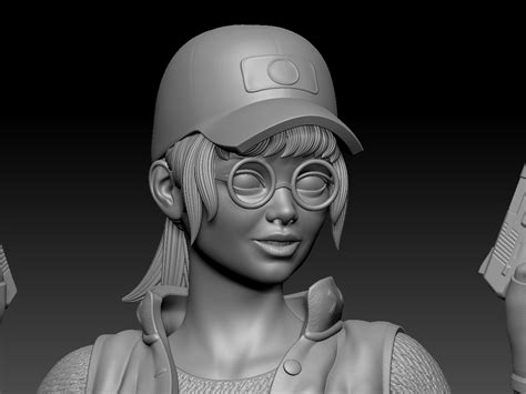 Stl File Fio Germi From Metal Slug ♀️ ・3d Print Model To Download・cults