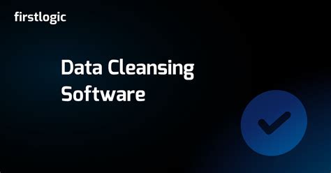 Data Cleansing Software Firstlogic