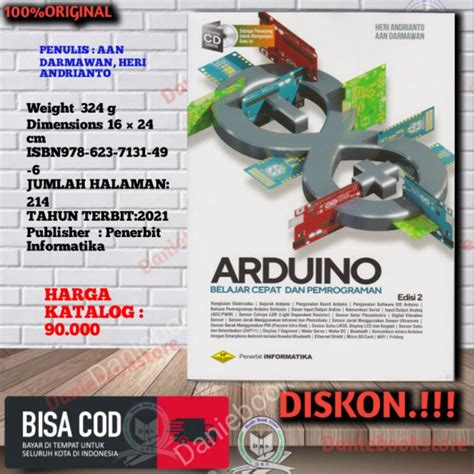 Jual Arduino Belajar Cepat Pemrograman Edisi 2 Aan Darmawan