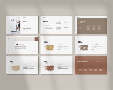 Job Interview Deck Powerpoint Template Ppt Template Job Search Resource Business Slide Deck