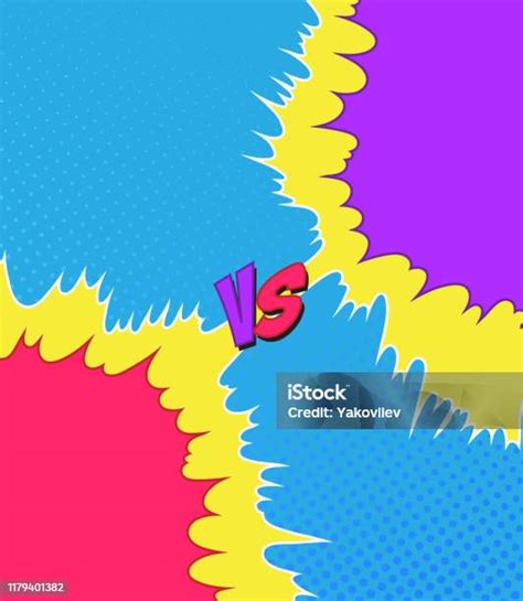 대 문자 싸움 배경 만화 스타일 디자인 벡터 일러스트레이션 개념에 대한 스톡 벡터 아트 및 기타 이미지 개념 개념과 주제