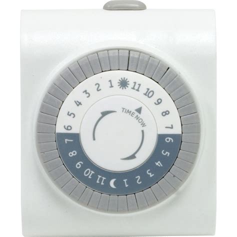 GE Hour Plug In Big Button Timer The Home Depot