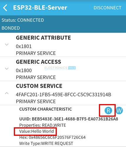 How To Use Ble In Esp Esp Ble Bluetooth Low Energy Tutorial Electronicshub