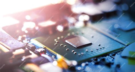 Premium Photo Concept Of Computer Technology Close Up Of A Computer