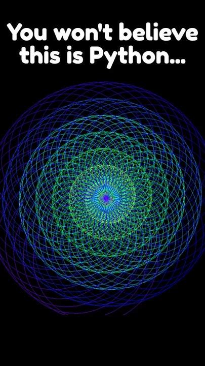 I Coded A Hypnotic Spiral With Just A Few Lines 💻 👁 Python Turtle