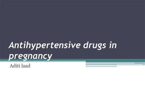 Hypertension In Pregnancy Ppt