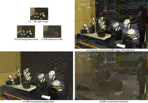Figure 10 From Robust Reflection Removal Based On Light Field Imaging Semantic Scholar
