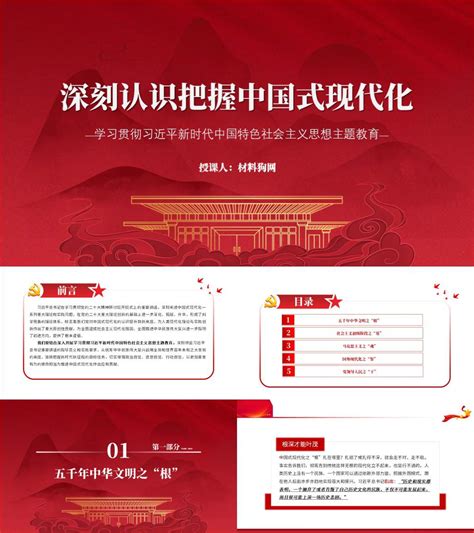 认识把握中国式现代化内涵意义主题教育微党课ppt课件