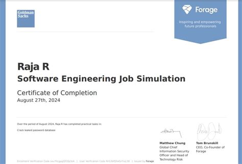 Softwareengineering Goldmansachs Forage Raja R
