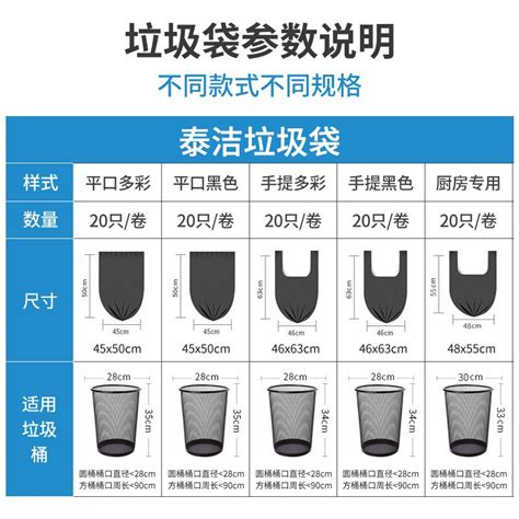 泰洁垃圾袋家用加厚手提背心式一次性批发厨房小号中号大号塑料袋 虎窝淘