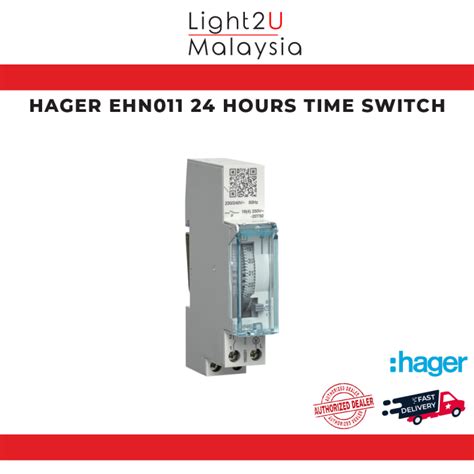 Sirim Approved Hager Ehn011 24hr Time Switch Timer Switch Lazada