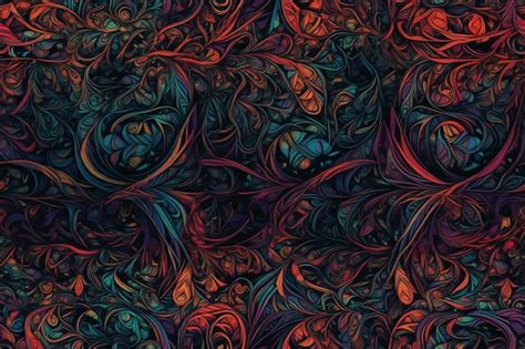 Premium Photo Vibrant And Dynamic Abstract Background With Swirling Shapes And Colors Created