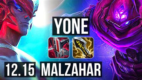 Yone Vs Malzahar Mid 1415 Legendary 400 Games Euw Master