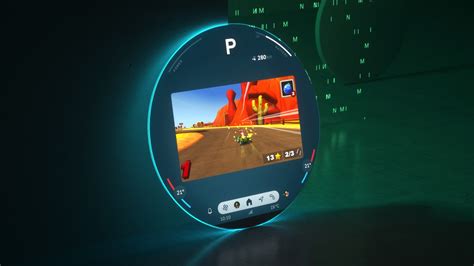 Bmw Idrive Im Pizza Format Mini Zeigt Operating System