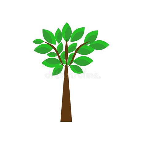 Tree Icon Vector Isolated On White Background Tree Sign Nature Symbols Stock Vector