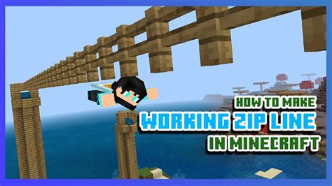 Minecraft Zipline How To Build A Zip Line TikTok