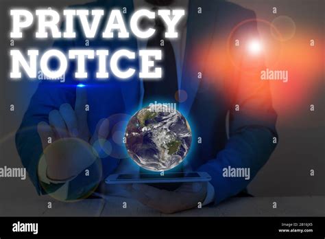 Writing Note Showing Privacy Notice Business Concept For Fulfils A Legal Requirement To Protect