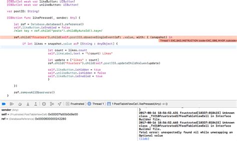 Swift3 Firebase 3 Update Data By Pressing Likeunlike Stack Overflow