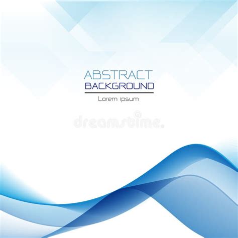 Abstract Background Blue Wave Overlapping Vector Stock Illustration Illustration Of Background