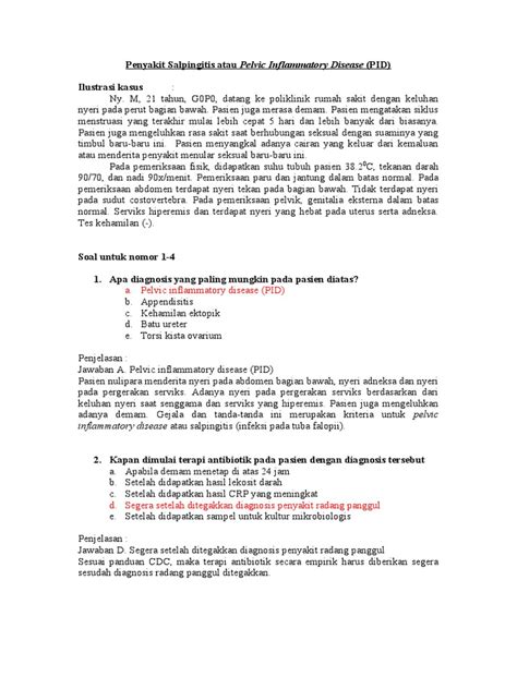 Soal Salpingitis Pdf