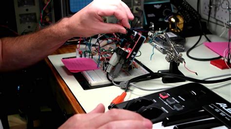 arduino controlled bass monosynth prototype demo youtube
