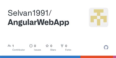 Github Selvan1991angularwebapp
