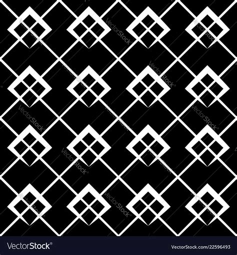 Geometric Grid Mesh Pattern With Intersecting Vector Image
