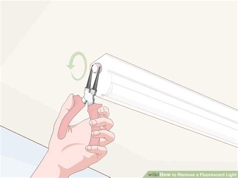 Easy Ways To Remove A Fluorescent Light WikiHow