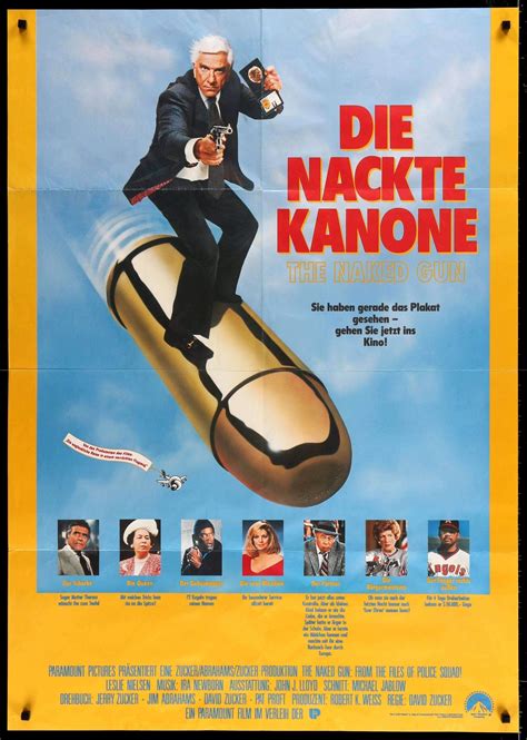 The Naked Gun 1988 Original German A0 Movie Poster 33 X 47