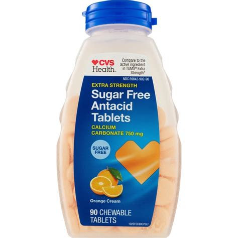 Cvs Extra Strength Antacid Tablets Sugar Free