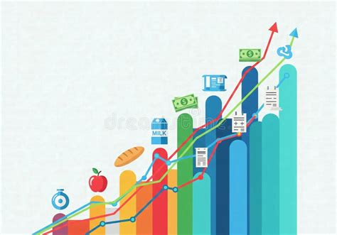 An Infographic Chart Showing The Rising Cost Of Living And Inflation