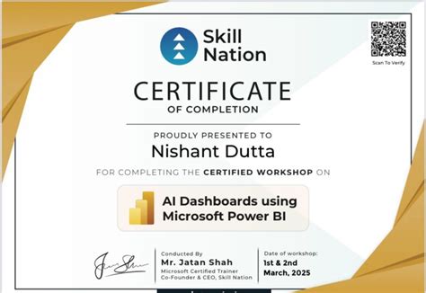 Nishant Dutta On Linkedin Powerbi Ai Dataanalytics Businessintelligence Skillnation 13
