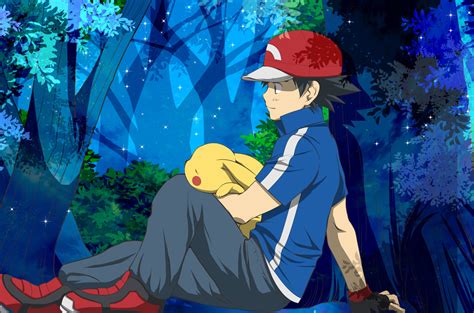 Pikachu And Ash Ketchum Pokemon And More Drawn By Kanaria Dororotree Danbooru