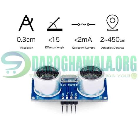 Hc Sr04 Sr04 Ultrasonic Sensor Module For Arduino In Pakistan