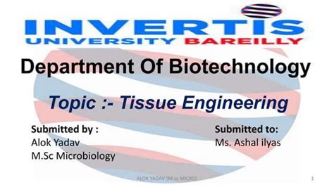 Tissue Engineering An Introduction Pptx Biotech And Biomedical