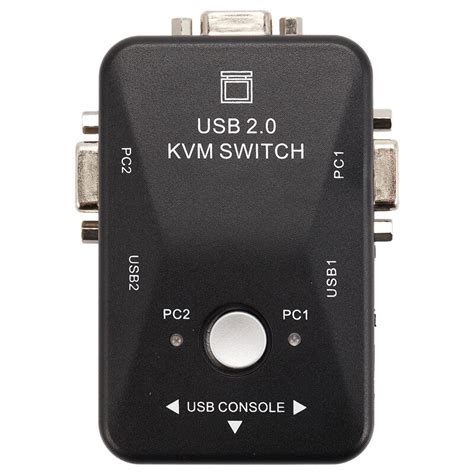 Usb Kvm Switch Switcher 2 Port Vga Svga Switch Box Grandado