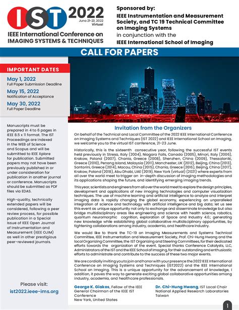 IST 2022 IEEE International Conference On Imaging Systems Techniques
