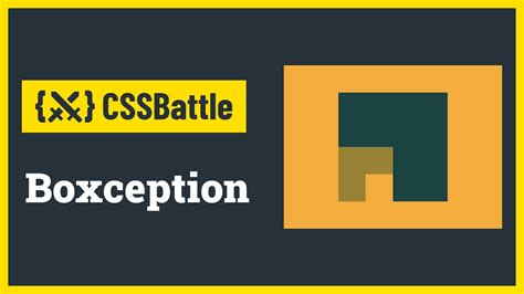 Css Battle Boxception Target 23 Css Challenge Youtube