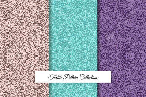 섬유 패턴의 벡터 원활한 패턴 집합 직물 무늬 기하학적 배경 일러스트 및 사진 무료 다운로드 Pngtree