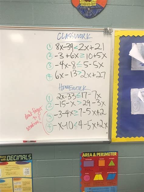 0406 Cw And Hw Complex Inequalities Mr Lopezs Math Class