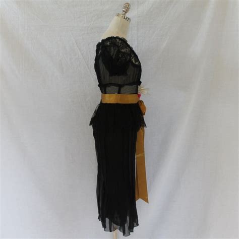 Dolce And Gabanna Black Silk And Lace Cocktail Dress 4 Nwt At 1stdibs